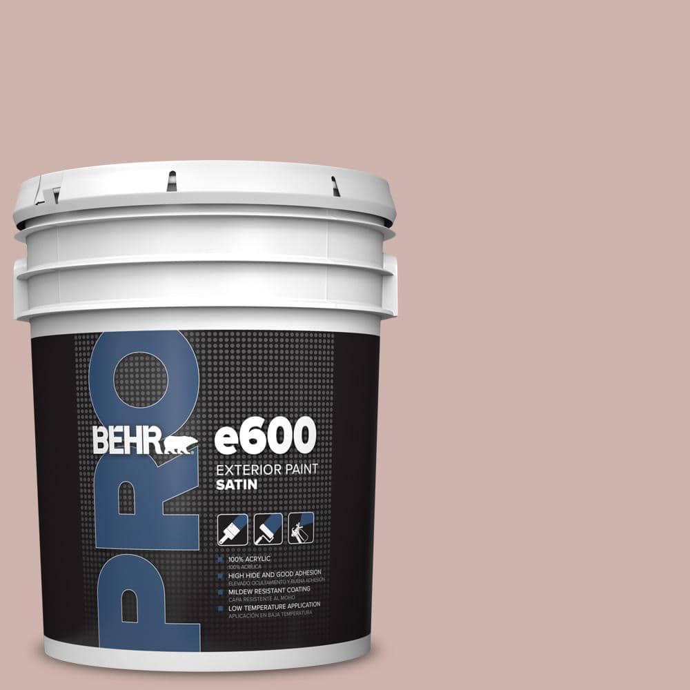 BEHR PRO 5 gal. #180E-3 Plymouth Notch Satin Exterior Paint PR64005 ...