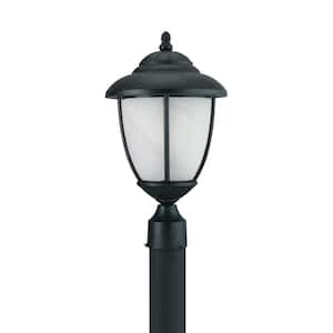 Generation Lighting Yorktown 1-Light Forged Iron Outdoor 16.25 in. Wall ...