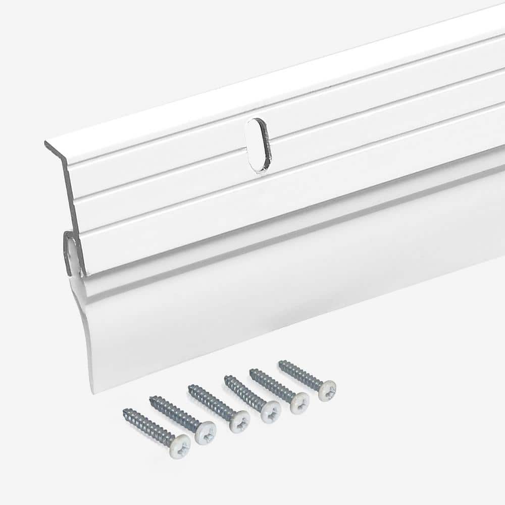 Frost King 1-5/8-inx36-in White Premium Aluminum and Vinyl Door Sweep ...