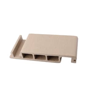 DuxxBak Water-Shedding 1 in. x 5.25 in. x 3 in. Driftwood Composite ...
