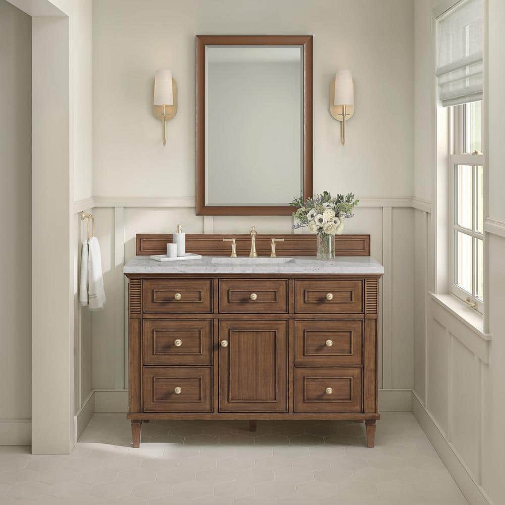James Martin Vanities Lorelai 48.0 in. W x 23.5 in. D x 34.06 in. H ...