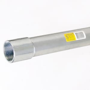 Wheatland Tube 1 in. x 10 ft. Rigid Metal Conduit 0544010000 - The Home ...