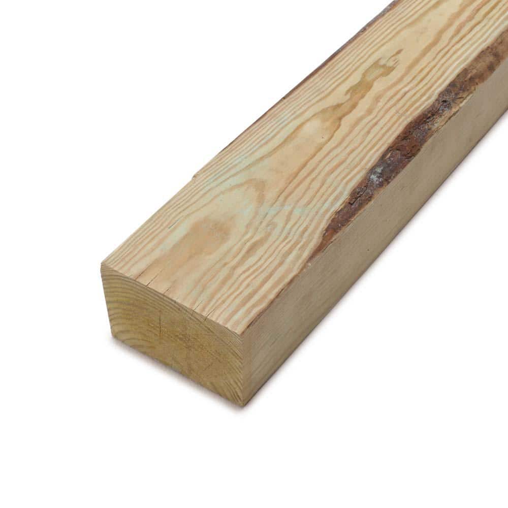 4 in. x 6 in. x 16 ft. Pine #2 4B Critical Structure Pressure-Treated ...