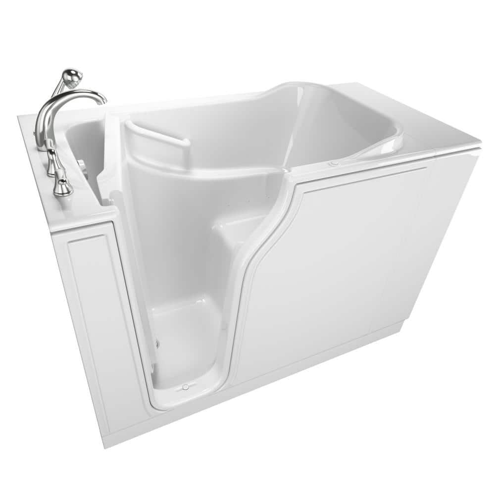Safety Tubs Gelcoat Entry Series 52 in. x 30 in. Left Hand Walk-In Air ...