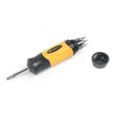 Workforce 1 in. Ratcheting Screwdriver 52806 - The Home Depot