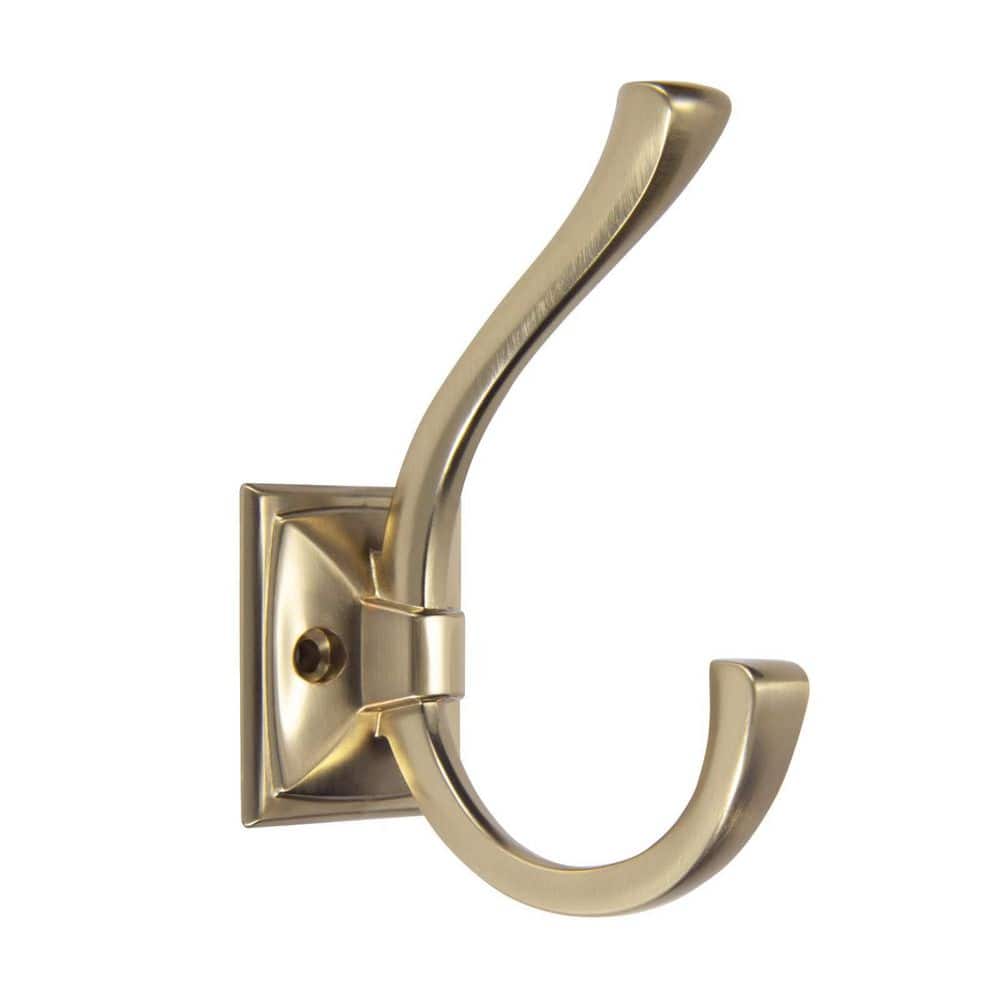 Wudkey 5-Piece Antique Design Double J-Hook Wall Hanging Bath Hook in ...