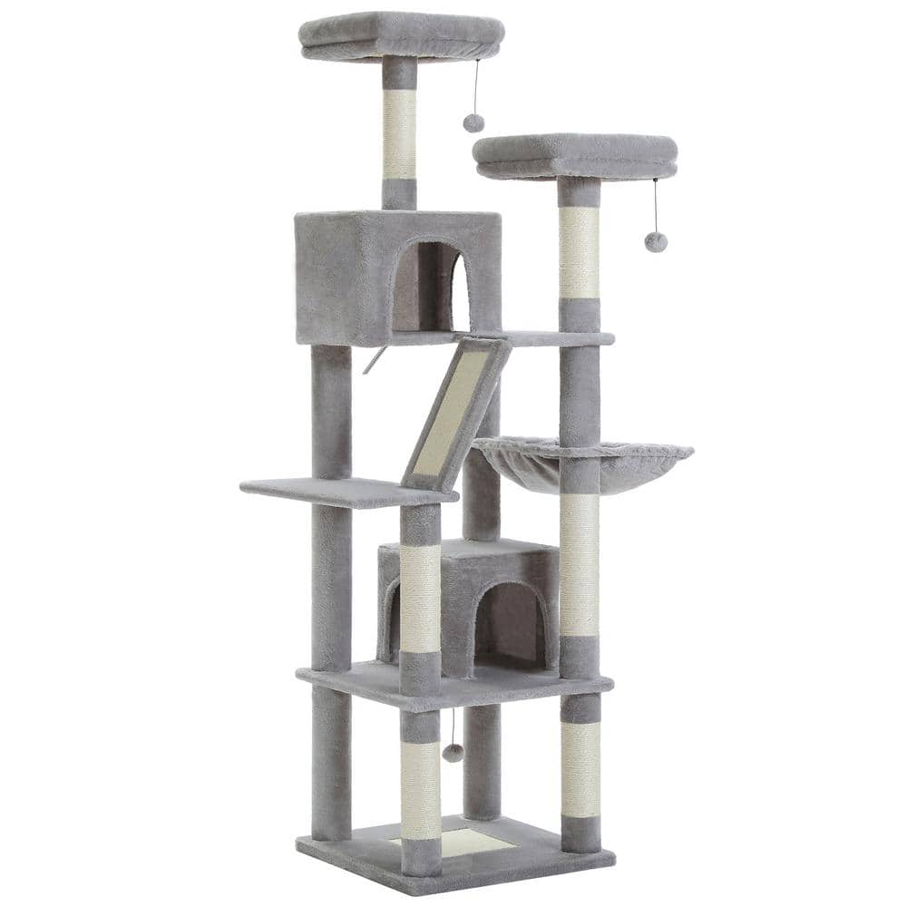 Foobrues Large Cat Tree for Indoor Cats, Multi-Level Cat Tower Cat ...