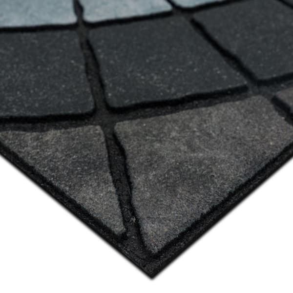 Mohawk Home Compass Stone Grey 23 in. x 35 in. Door Mat 944018 - The ...