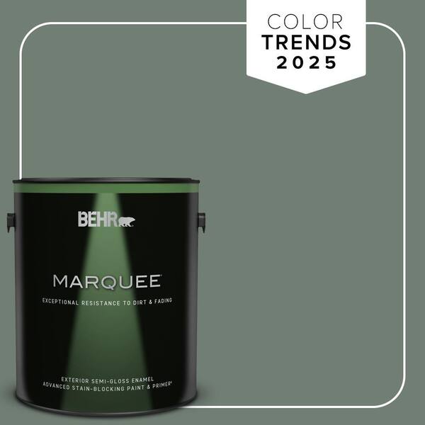 BEHR MARQUEE 1 gal. #N420-5 Boreal Semi-Gloss Enamel Exterior Paint ...
