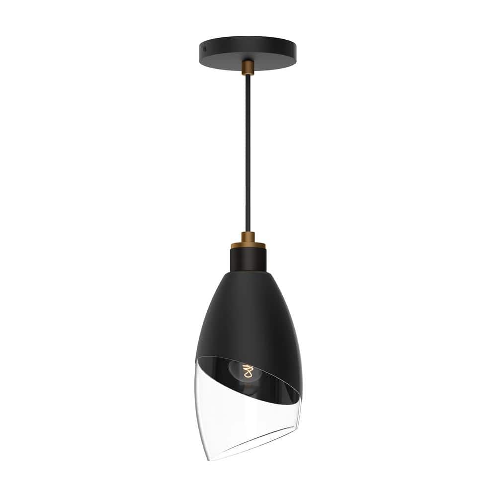 ALORA MOOD Capri 5 In 1 Light 60 Watt Clear Glass Matte Black Pendant alora-mood-capri-5-in-1-light-60-watt-clear-glass-matte-black-pendant