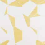 Ivy Hill Tile Eclipse Burst Yellow 7.79 in. x 8.98 in. Matte Porcelain ...