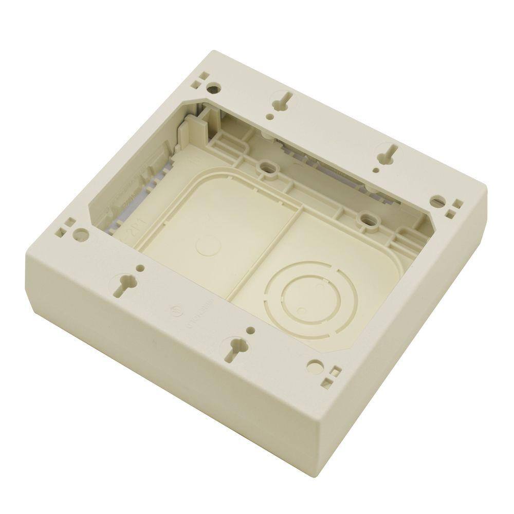 2-Gang Non-Metallic Outlet Box NM3-2 - The Home Depot