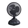 Comfort Zone 6 in. Black Combo Desk and Clip Fan with Adjustable Tilt ...