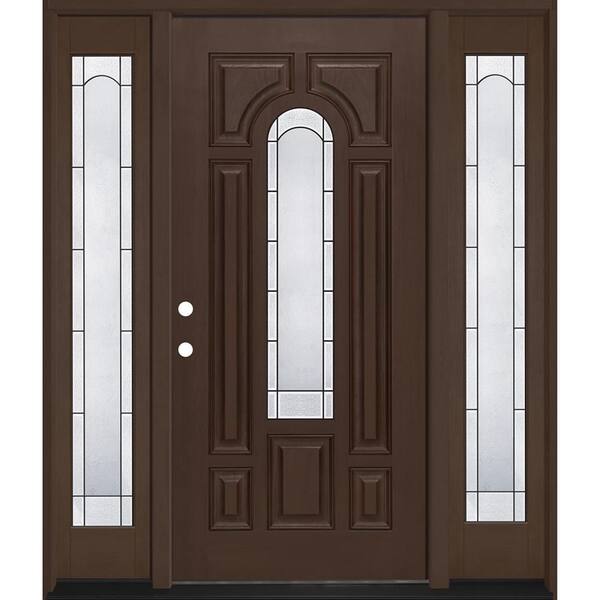 Steves & Sons Regency 64 in. x 80 in. CenterLite Empire Glass RHIS Hkry ...