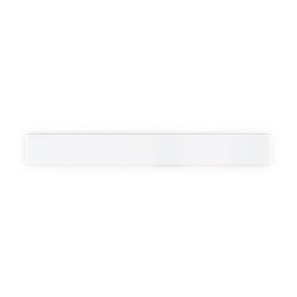 Jeffrey Court Rail White 2 in x 16 in Subway Glossy Ceramic Wall Tile ...