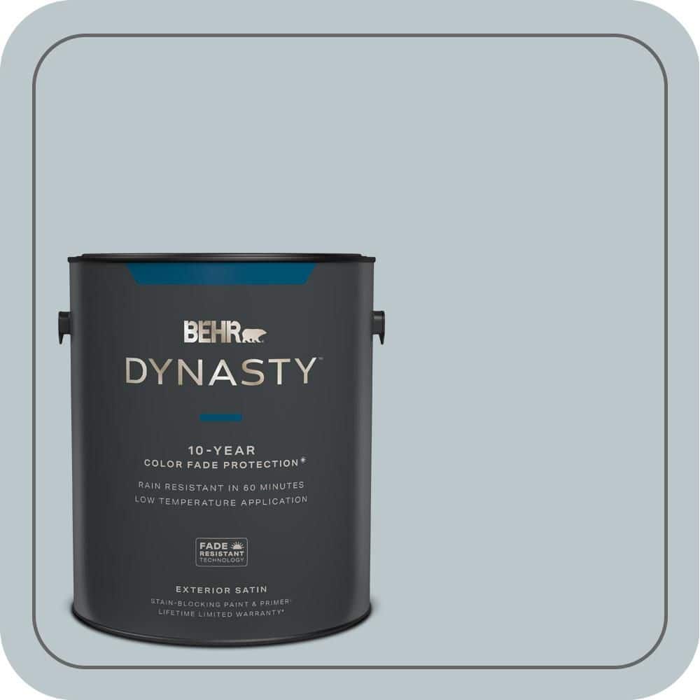 BEHR DYNASTY 1 gal. #PPH-42 Nautical Gray Satin Enamel Exterior Stain ...