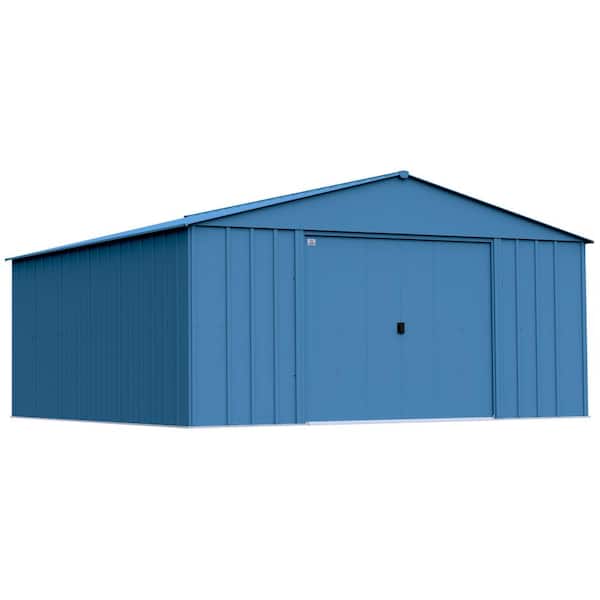 Arrow Classic Storage Shed 14 ft. W x 14 ft. D x 7 ft. H Metal Shed 196 ...