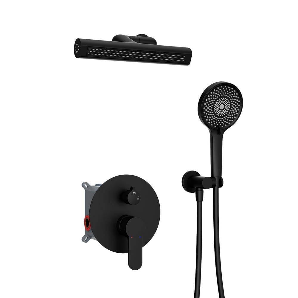 GIVING TREE Single Handle 6-Spray Shower Faucet 1.8 GPM with ...