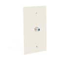 Commercial Electric Coaxial Cable Wall Plate, Light Almond-VIDEO CBL ...