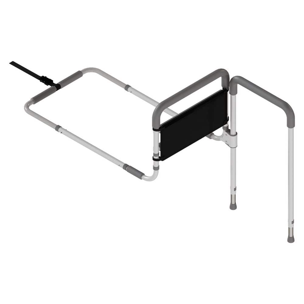 HEALTHCRAFT Smart-Rail Pivoting Bed Rail 19.75 in. Dual Position ...