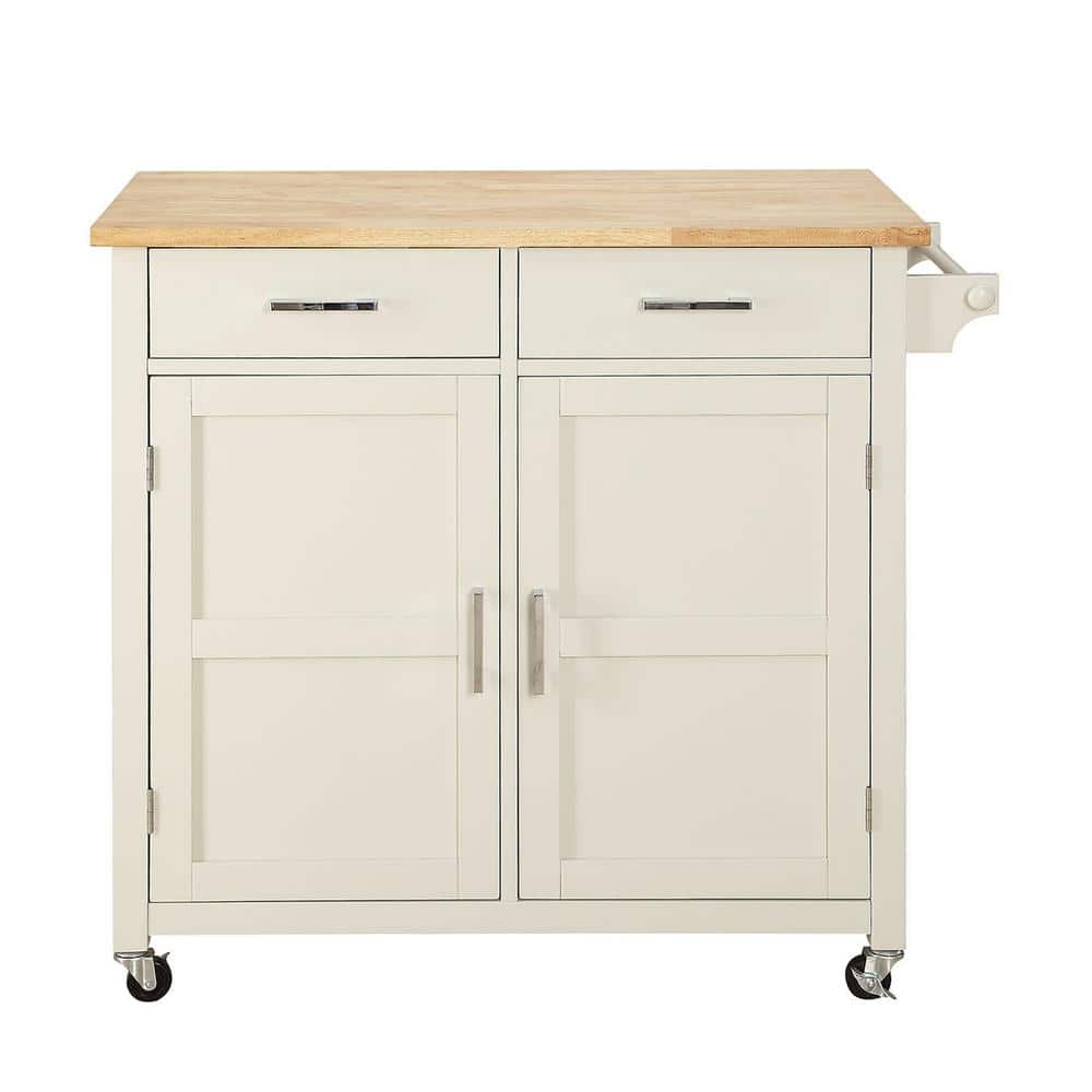 Belray Polar Off-White Small Kitchen Cart HBF19250A1-PW