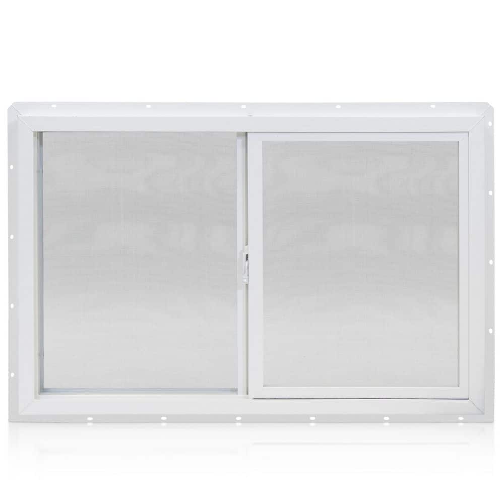 TAFCO WINDOWS 48 in. x 36 in. White Left-Hand Double-Pane Insulated ...