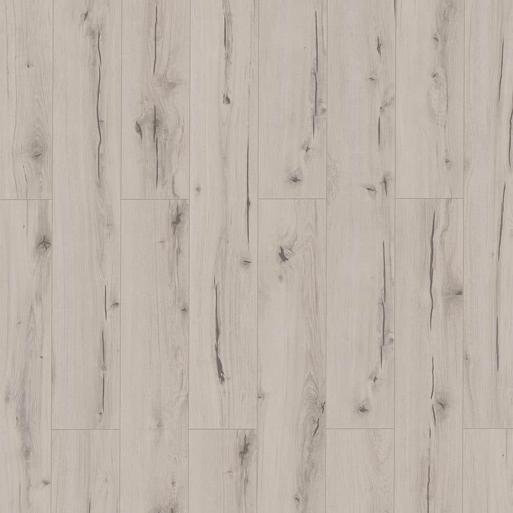 Lifeproof Franklin Cove Oak 7.6 in. W x 50.6 in. L Waterproof Hybrid ...