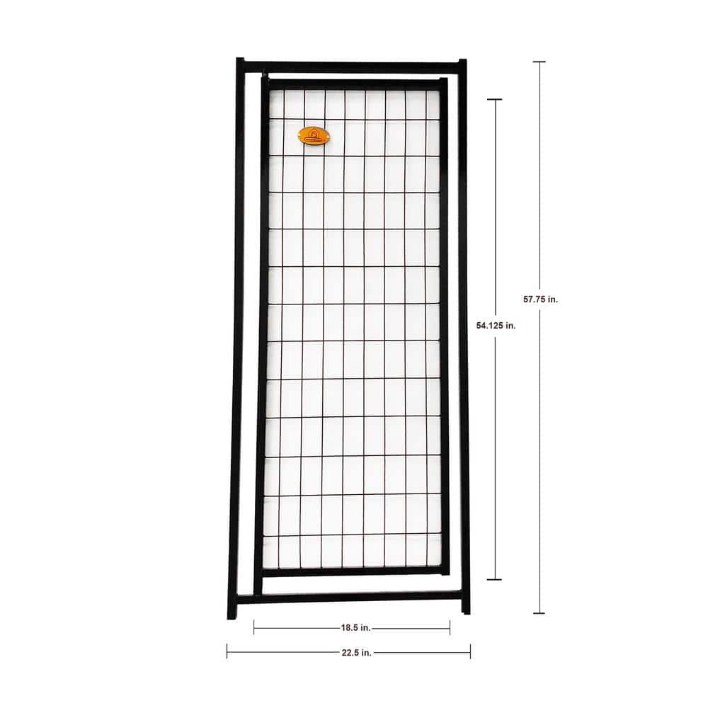 KennelMaster 22.5 in. W x 57.75 in. H Dog Kennel 1-Door Gate Panel (2 ...
