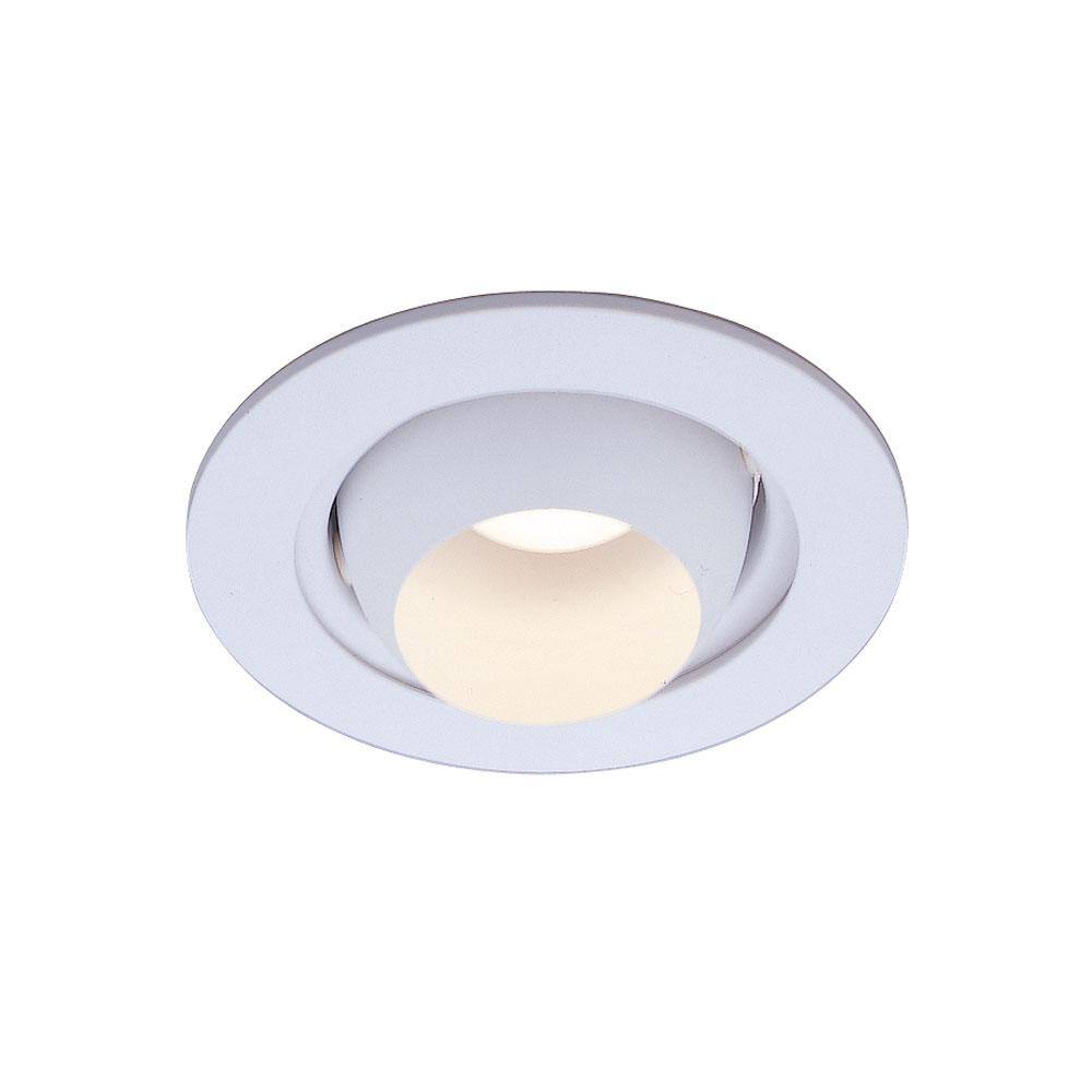 EnviroLite 4 in. White Recessed Eyeball Trim (6-Pack) EVRT205WH-6 - The ...