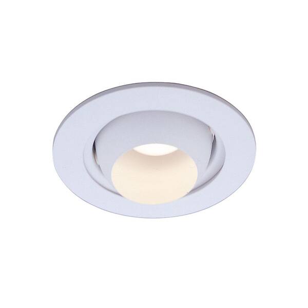 EnviroLite 4 in. White Recessed Eyeball Trim (6-Pack) EVRT205WH-6 - The ...