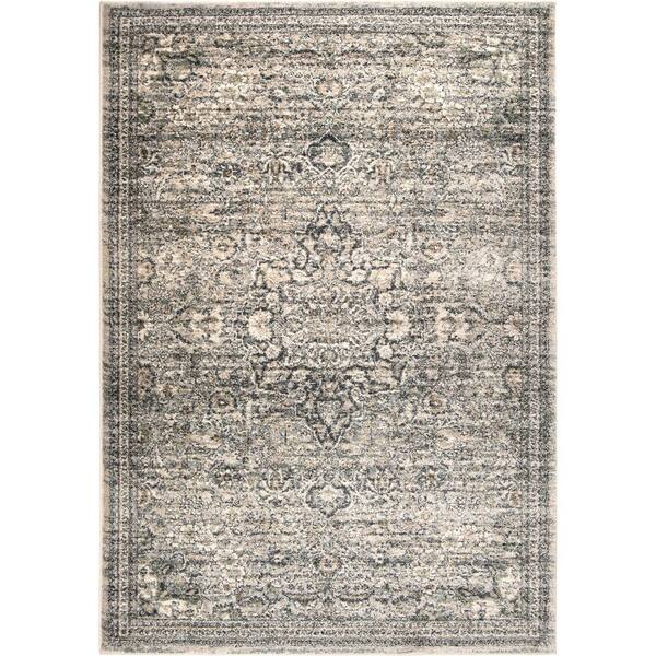 Orian Rugs Riverstone Pembroke 9 ft. x 13 ft. Cloud Grey Area Rug RIV ...