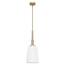 Hunter Nolita 30 in. 4-Light Alturas Gold Vanity Light with Cased White ...
