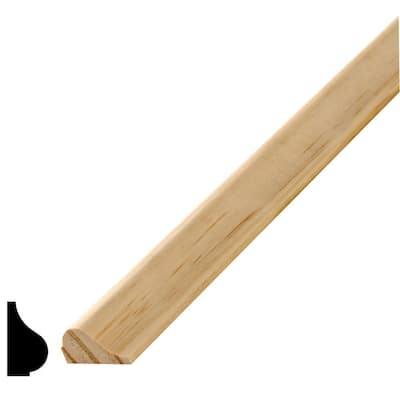 Alexandria Moulding WM 129 11/16 in. x 7/16 in. x 96 in. Primed Finger ...