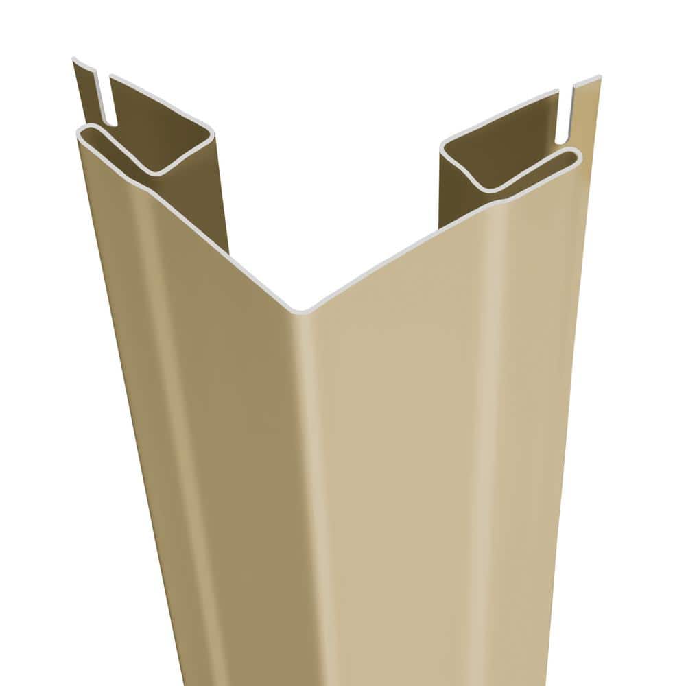 Wolverine 3/4 in. x 3-1/3 in. x 10 ft. Natural Sand Vinyl Outside ...