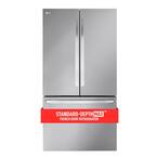 LG 32 cu. ft. Smart Standard-Depth MAX French Door Refrigerator with ...