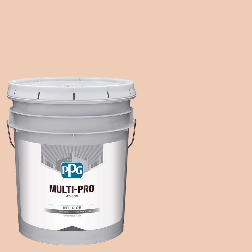 MULTI-PRO 5 gal. PPG1201-3 Peach Darling Eggshell Interior Paint ...