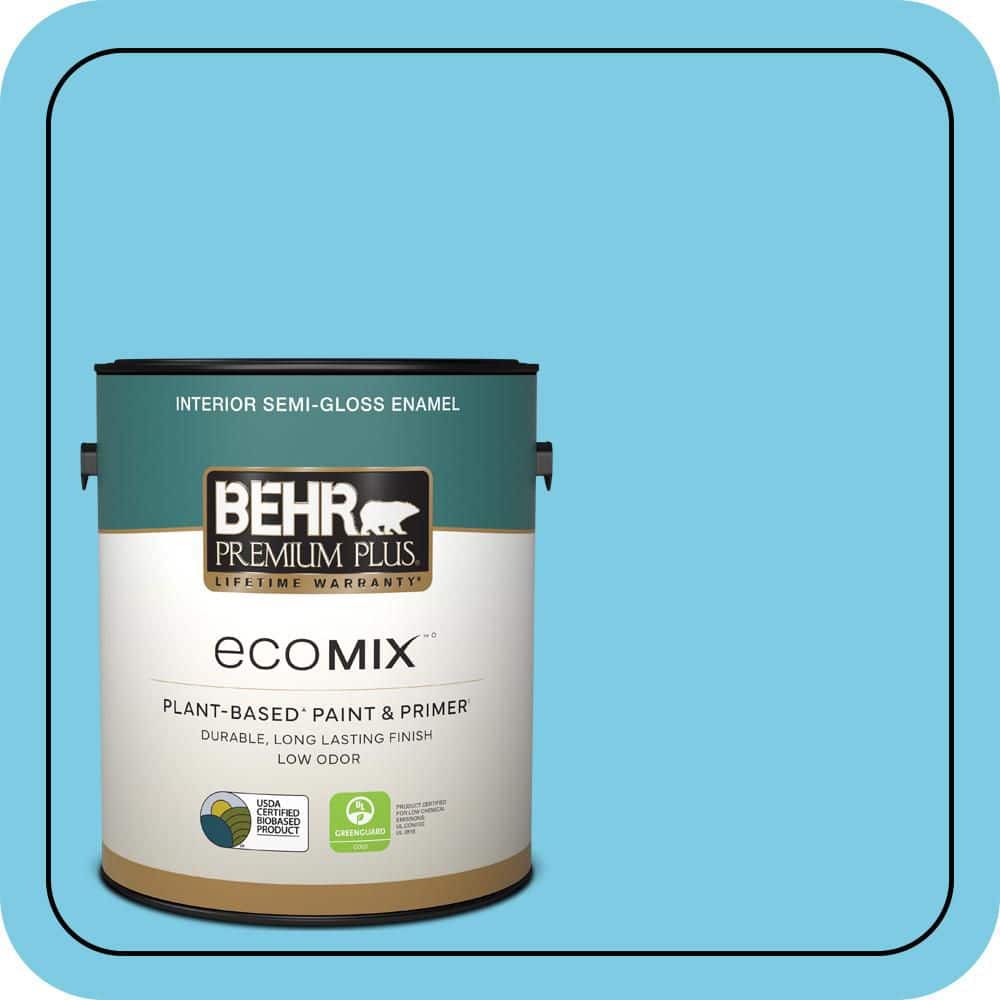 Reviews for BEHR PREMIUM PLUS 1 gal. #P490-3 Big Chill Semi-Gloss ...