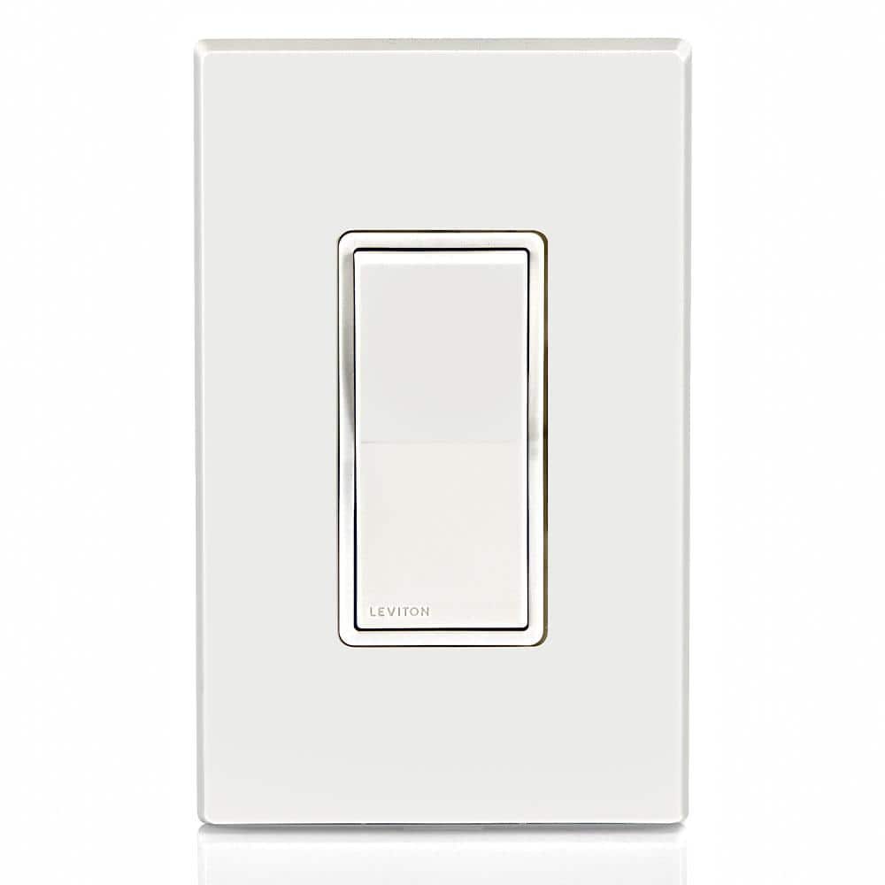 Leviton 15 Amp Decora Weather-Resistant 3-Way Switch, White W5603-W R02 ...