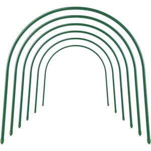 Agfabric 4 ft. L Steel Greenhouse Hoops, Rust-Free Grow Tunnel, Support ...