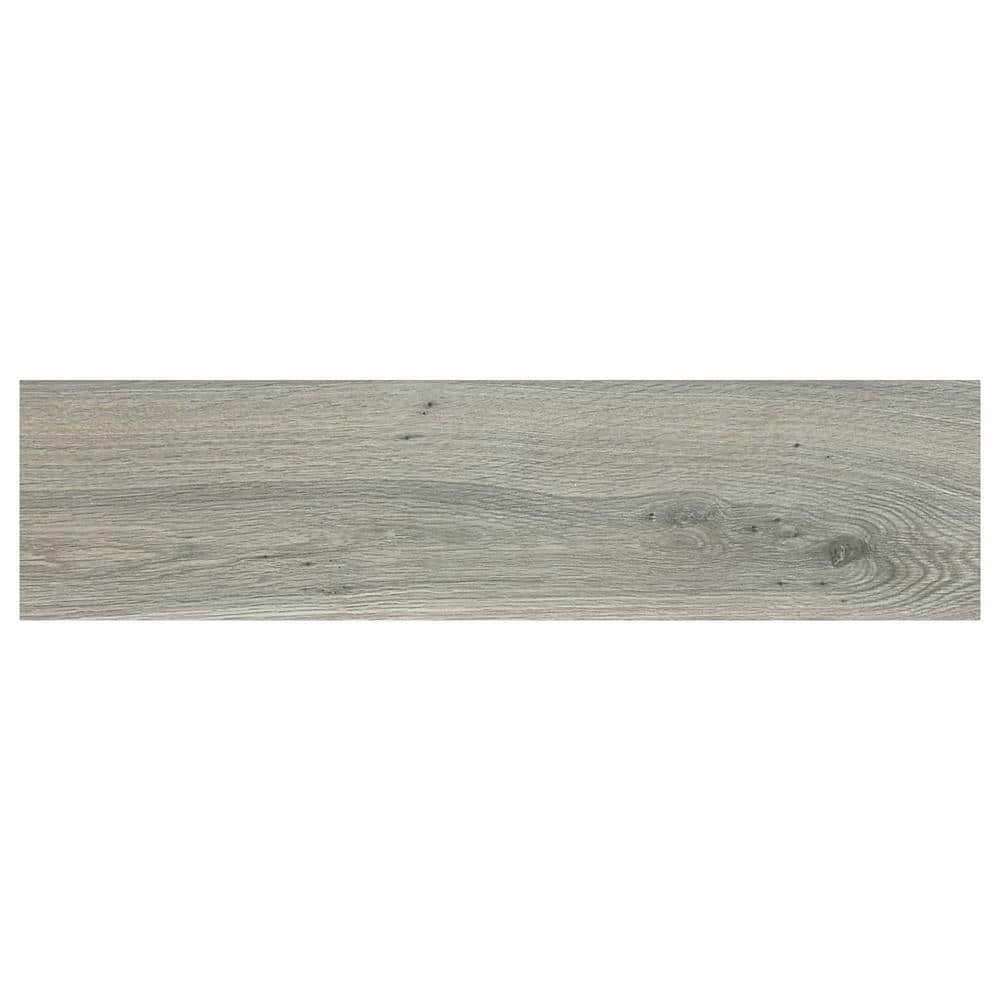 Lifeproof Ember Wood 6 in. x 24 in.Glazed Porcelain Floor and Wall Tile ...