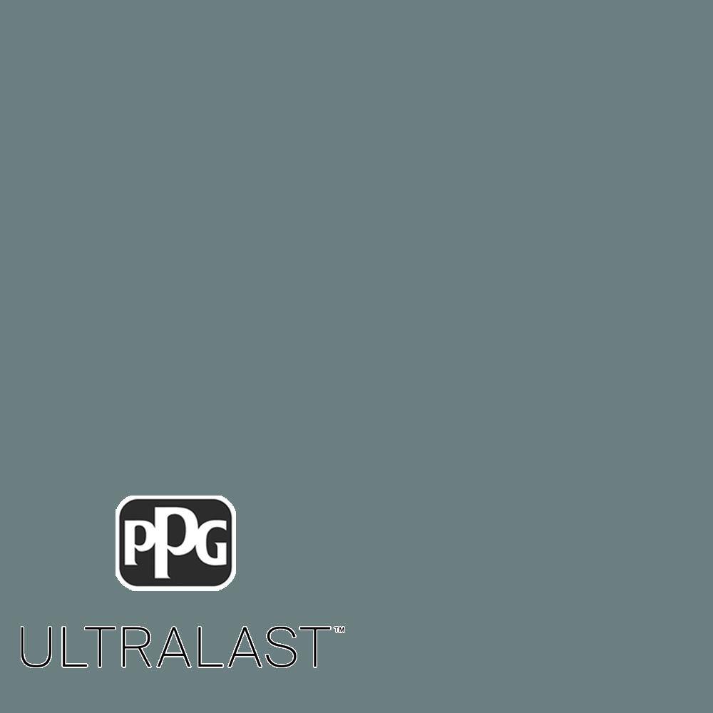 PPG UltraLast 1 qt. #PPG1034-6 Blue Blood Matte Interior Paint and ...