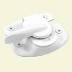 Prime-Line White Plastic Sliding spring-loaded Window Lock F 2606
