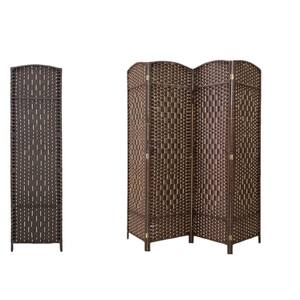 SVOPES 3-Panel Room Divider, Folding Screen Partition, Fabric ...