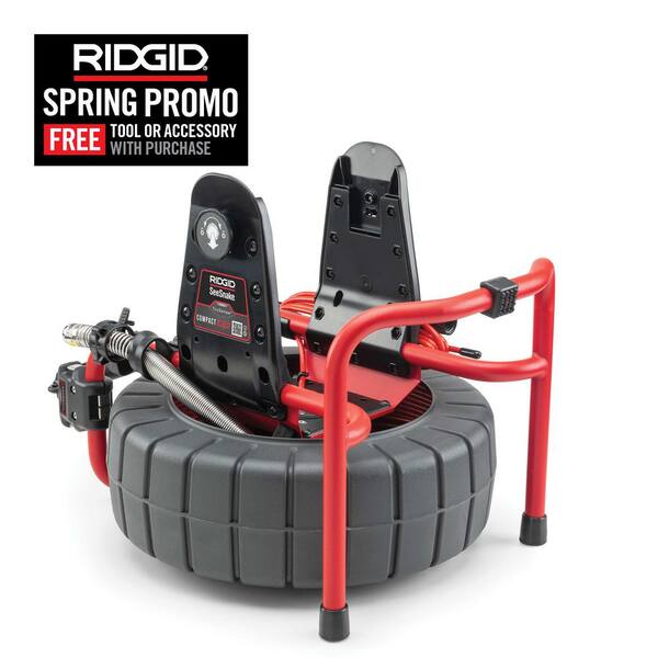 RIDGID SeeSnake Compact C40 Reel Camera for Drain Inspection, w/ Self ...