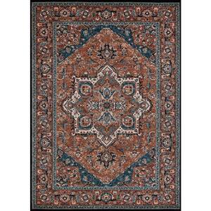 Couristan Old World Classics Pazyrk Burnished Rust 8 ft. x 11 ft. Area ...