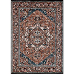 Couristan Old World Classics Pazyrk Burnished Rust 8 ft. x 11 ft. Area ...