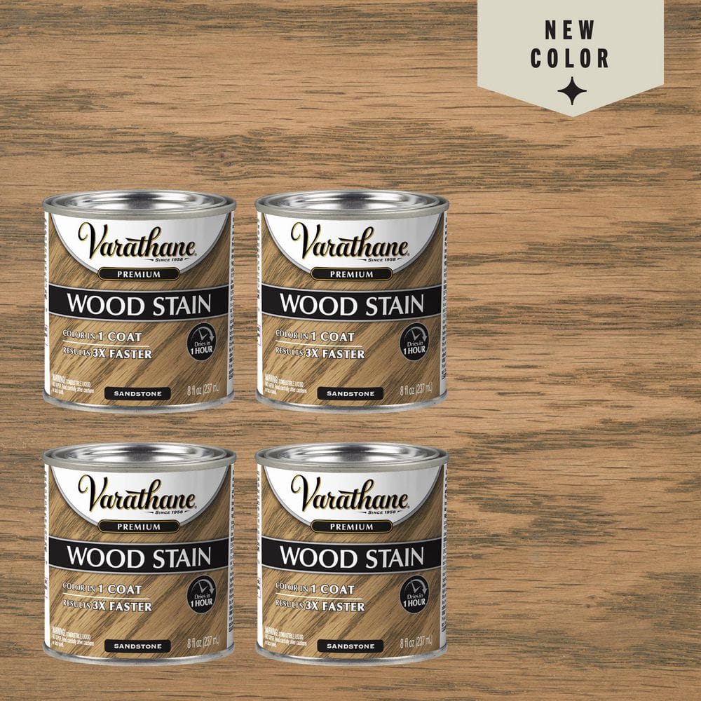 Varathane 8 oz. SandStone Premium Fast Dry Interior Wood Stain (Case of ...