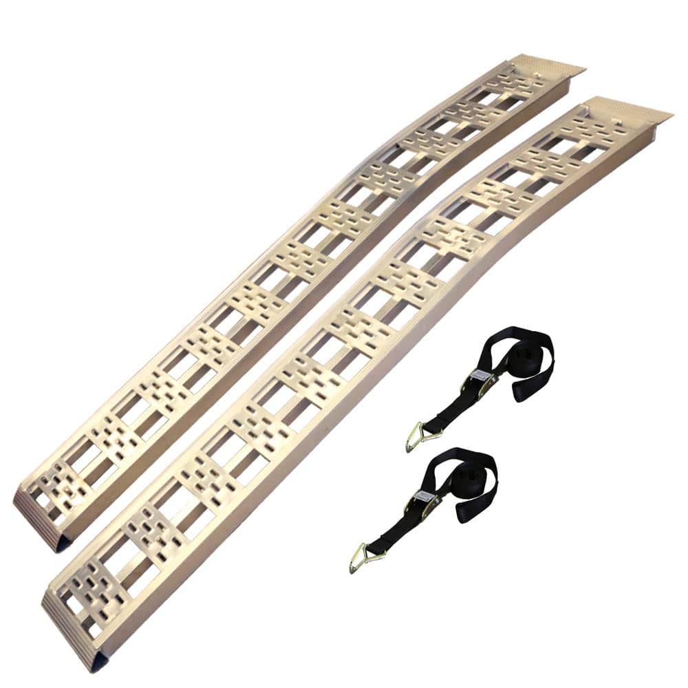 CargoSmart 12 in. W x 90 in. L 3000 lb. Capacity Aluminum Fixed Arched ...