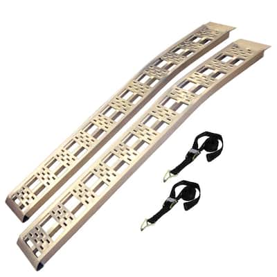 CargoSmart 12 in. W x 90 in. L 1500 lb. Capacity Aluminum Fixed S-Curve ...