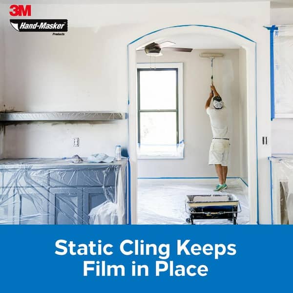 3M 99 in. x 90 ft. Advanced Masking Film AMF99-8C - The Home Depot